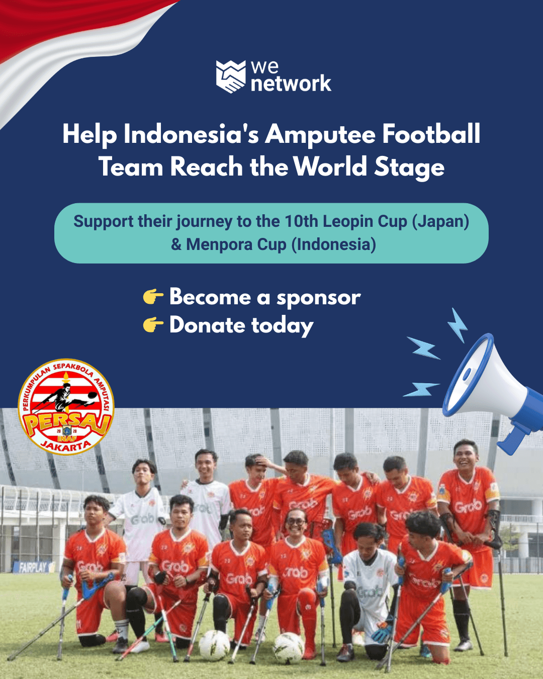 Support Indonesia’s Amputee Football Team – Help Us Reach Our ...